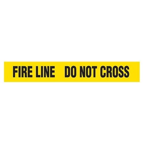 GHS Safety BT1047, PrimeGuard 3" x 1000' Fire Line Tape, Pack of 24 ...