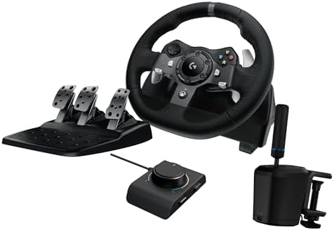 Amazon.com: Logitech G920 Driving Force Racing Wheel + RS Shifter ...