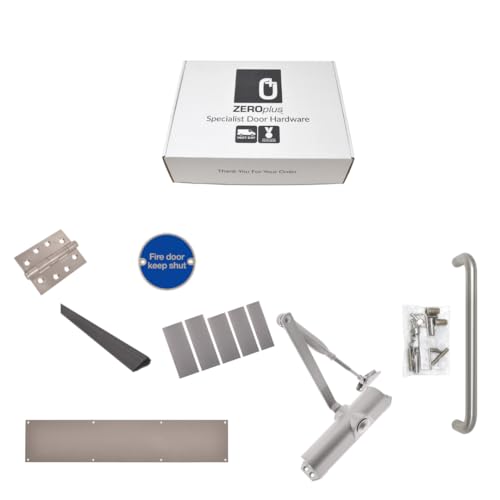 Fire Rated Door Kit Non-Lockable Pull Handle & Push Plate, Timber Doors ...