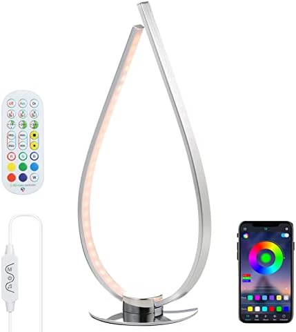 Govee Smart Table Lamp, RGBIC LED Night Light App Control Alexa Bedside ...