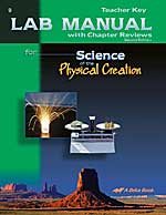 A Beka Science of the Physical Creation 9th Grade Lab Manual Teacher ...