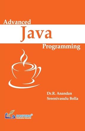 Advanced Java Programming : Anandan, Dr R, Bolla, Sreenivasulu: Amazon ...