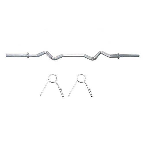 Buy HAWKISH 3 FEET Zigzag Rod (22 MM) for Gym Weight Lifting Exercise ...