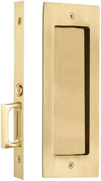 Emtek 2114 7-1/4 Inch Height Passage Pocket Door Mortise Lock from The ...
