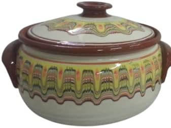 Amazon.com: Thracian Bulgarian Traditional Cooking Clay Pot (Guvech ...