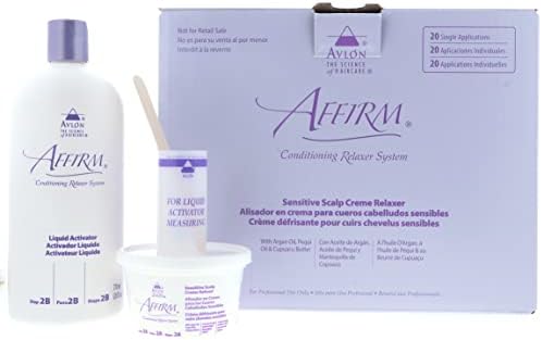 Amazon.com : Avlon Affirm Moisture Plus Conditioning Relaxer Kit for ...