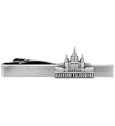 Amazon.com: Silver Tie Clip by Ringmasters | LDS Temple Tie Clips for ...