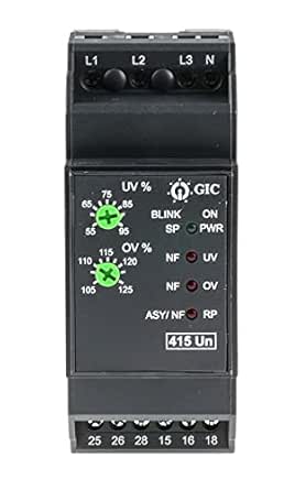 GIC Make SM 500 Under/Over Voltage, Single Phasing Prentor SPP, On ...