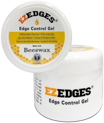 Amazon.com : EZEDGES Beeswax Edge Control Gel, Fertilizing Temple/48 ...
