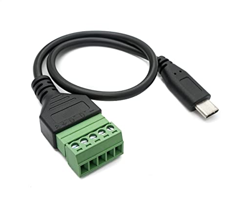 SYSTEM-S USB 3.1 Cable 30 cm Type C Male to 5 Pin PCB Male Adapter ...
