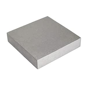 LUXURO Steel Bench Block Hammer Stamp Jewelry 4 x 4 x ¾ inch Jewelry ...