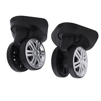 Amazon.com: Ritoeasysports Suitcase Caster, 1 Pair Luggage Swivel ...