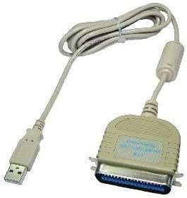 Aptii USB to Parallel IEEE 1284 Printer Cable 2m Length : Buy Online at ...