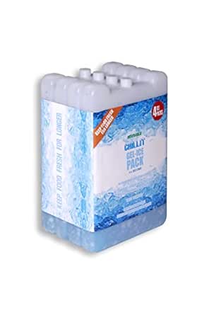 CHILLIT Icepacks - Pack of 4, 500 ml each, reusable, for cooler bag ...