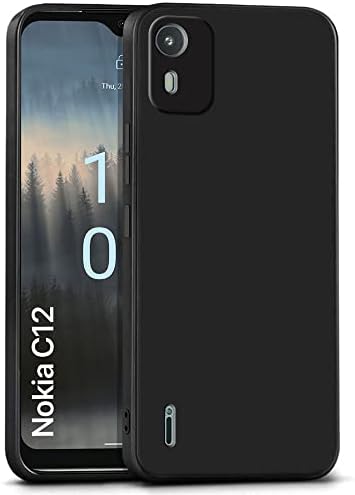 WOW IMAGINE Slim Ultra Soft Rubberised Back Case Cover for Nokia C12 ...
