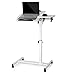 Amazon.com: MoNiBloom Mobile Laptop Desk 75° Tiltable Height Adjustable ...