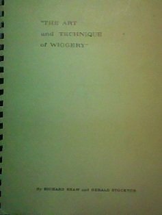 The Art and Technique of Wiggery: Richard Shaw, Gerald Stockton: Amazon ...