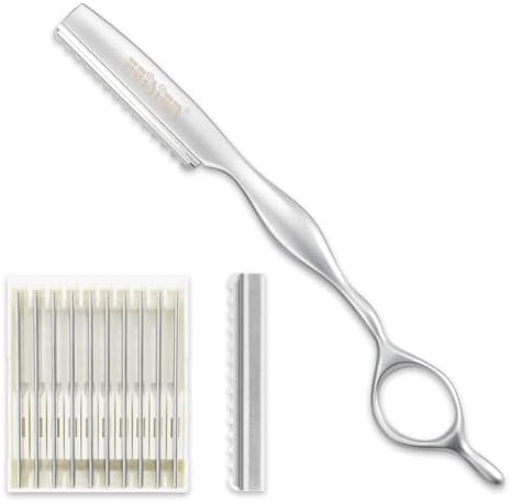 Amazon.com: FEISIER Stainless Steel Hair Thinning Styling Razors for ...