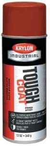 Krylon Industrial Tough Coat 03399 Red Alkyd Enamel Paint Primer - 16 ...