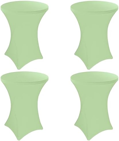 Amazon.com: 4 Pack 32x43 Inch Cocktail Table Cover Spandex Stretch ...