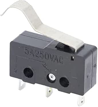 Amazon.co.jp: Push Button Switch Micro Switch 5 PCS Mini Micro Limit ...