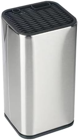 Stainless Steel Knife Block,Universal Knife Block Without Knives, with ...