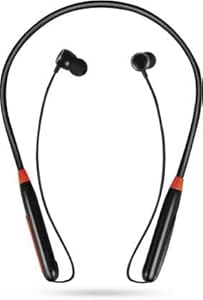 Wireless Neckband/Bluetooth Neckband with 30 Hours Playtime, Black and ...