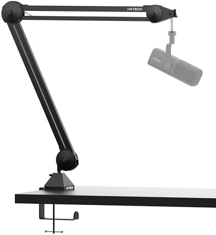 Amazon.com: IXTECH Microphone Boom Arm Stand, Heavy Duty Adjustable Mic ...