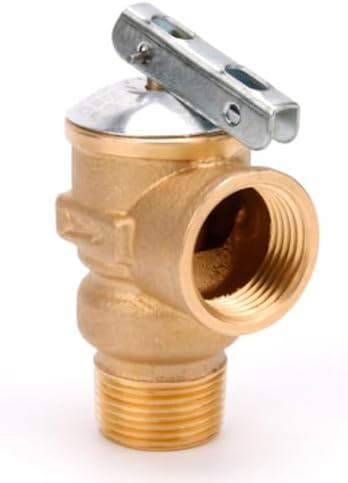 HYDRO MASTER Safety Relief Valve With 3/4 Inch Thread 30 PSI ASME Hot ...