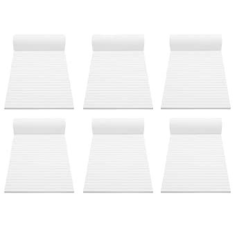 EXAOMBLE 6pcs A5 Portable Tear-Off Note Pads, 25 Sheets Each, Idea ...