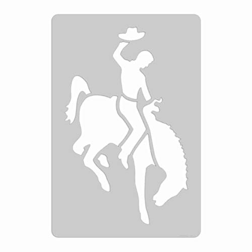 Amazon.com: XL Stencil - Rodeo Cowboy on Bucking Bronco : Handmade Products