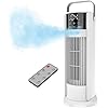 Amazon.com: XIUREI 16'' Misting Tower Fan, 700ml Tank, 90° Oscillating ...