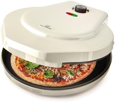 MisterChef Electric Pizza Maker 1400W, Indoor Portable Pizza Oven, 12 ...