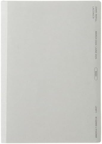 Amazon.co.jp: ラコニック 手帳 リフィル 2024年 3月始まり B6 ウィークリー LKM71-150 : 文房具・オフィス用品
