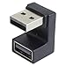 Amazon.co.jp: KOYOKOMA USB 3.2 変換アダプタ U型 U字型 USB Type-A オス メス タイプ A 変換コネクタ 角度変換 データ転送 （上向き ...