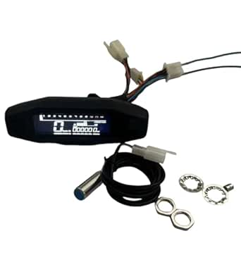 Universal Motorcycle Mini RPM Meter Digital Odometer Speedometer ...