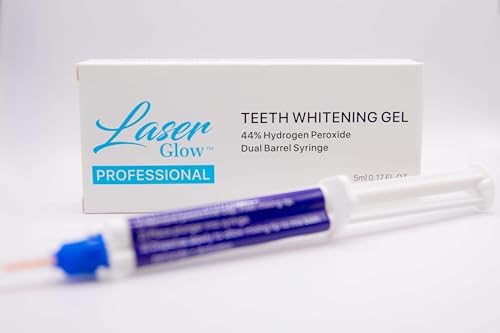 Amazon.com: LaserGlow Professional Teeth Whitening Gel - 44% Hydrogen ...