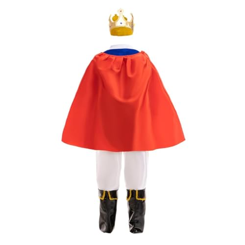 Lito Angels 6 Piece Prince Charming Royal King Fancy Dress Up Costume ...