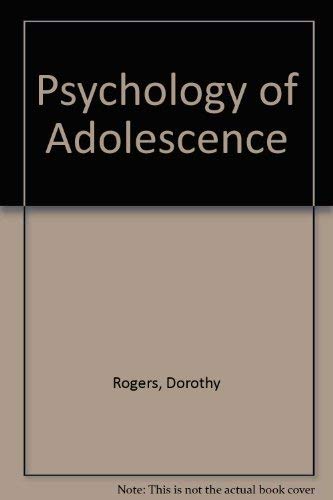 Amazon.com: The psychology of adolescence: 9780137348978: Rogers ...