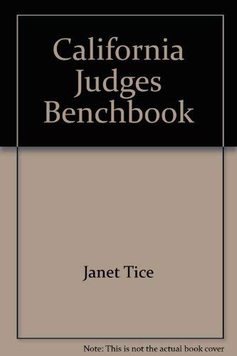 California Judges Benchbook / Search & Seizure / 2nd Edition: George ...