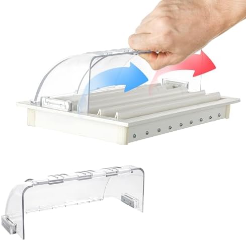 Strong Magnetic Air Vent Deflectors for Ceiling, 2Pack Adjustable 8-15 ...