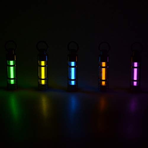Amazon.com: Key Chain Tube Lamp Self Luminous 25 Years Fluorescent Vial ...