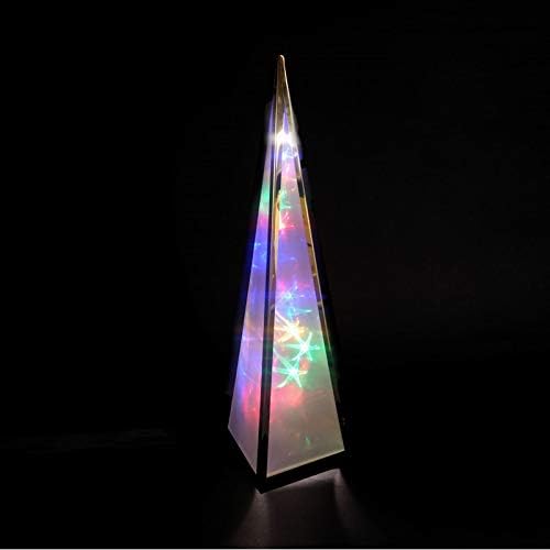 Luxa Rainbow Star Flower Pyramid with Multi-Coloured LED | Fairy Lights ...