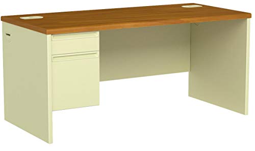Hon Pedestal Desk with Lock