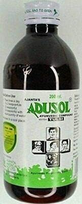 Amazon.com : Ajanta, Adusol Ayurvedic Compound With Tulsi, 200 ...