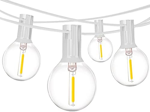 Amazon.com: SUNTHIN White String Lights, 48ft White Outdoor Lights with ...