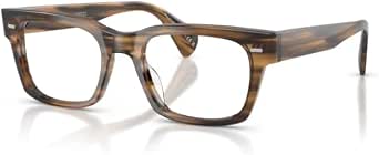 Oliver Peoples 0OV5332U - Ryce 1719 Olive Smoke/Clear Lens 54mm Men's ...