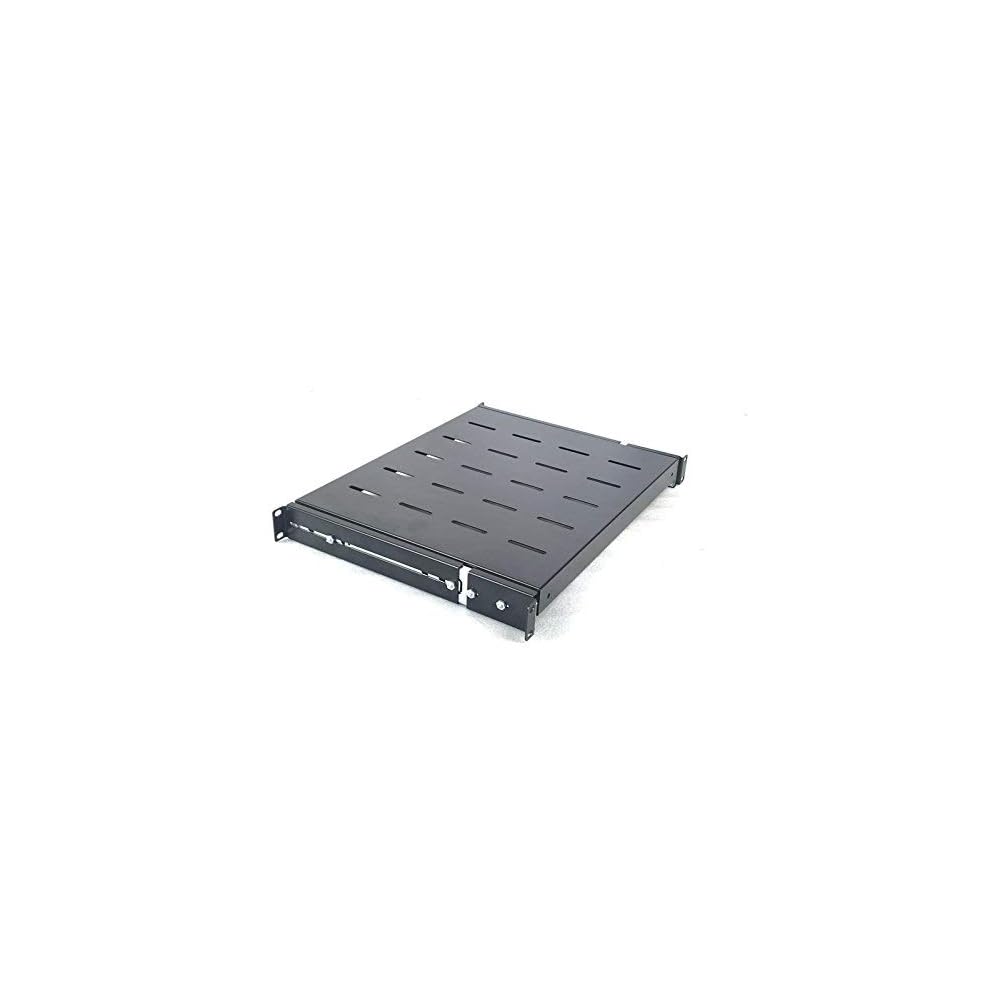 Adjustable Sliding Fixed Rack Server Shelf - 1U 19inch 4 Post Rack ...