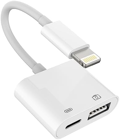 Lightning Male to USB Female iPhone OTG Adapter Dongle Cable for Apple ...