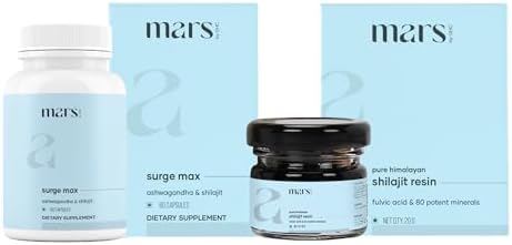 Amazon.com: Mars Performance Combo – Shilajit Resin & Surge Max (60 ...